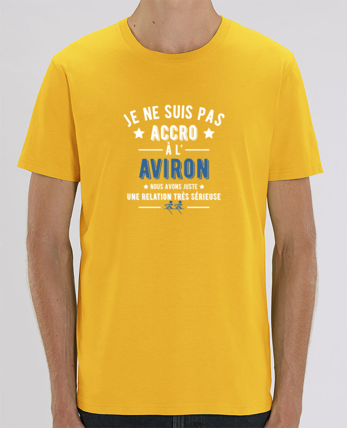 Tee-shirt Accro à l'aviron Humour - Tunetoo